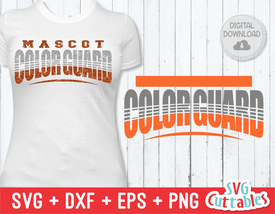 Color Guard Svg Color Guard Template 001 Svg Dxf Eps - Etsy