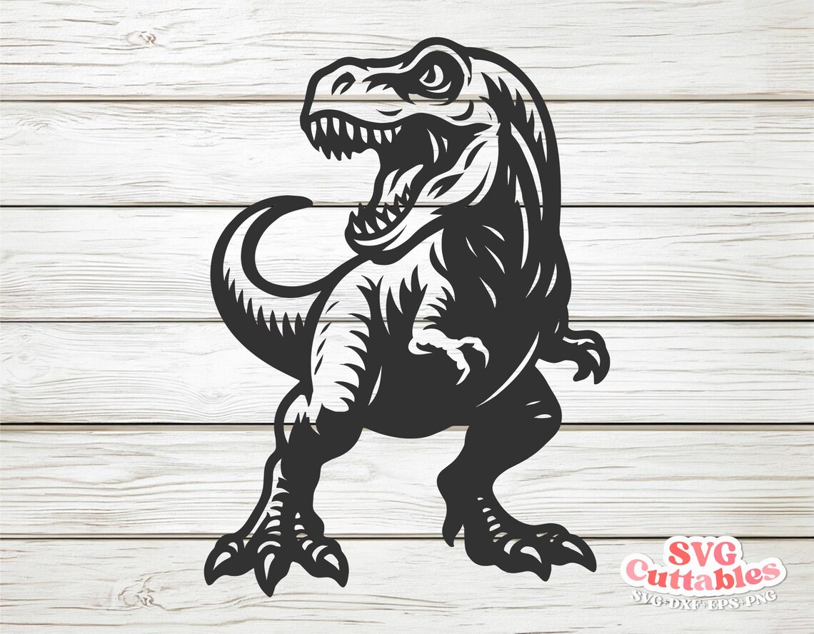 T-rex Svg - Tyrannosaurus Rex Svg - Cut File - Svg - Dxf - Eps - Png ...