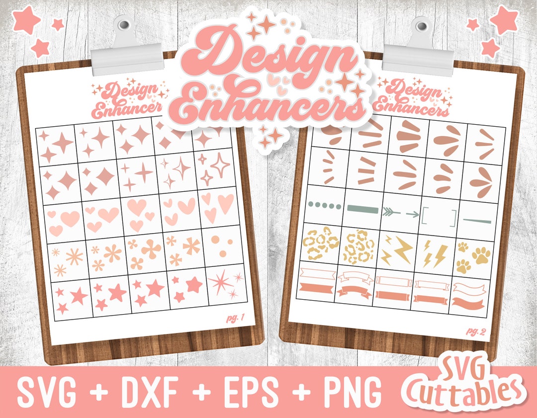 Design Enhancers Svg - Dxf - Eps - Png - Design Elements - Clipart ...