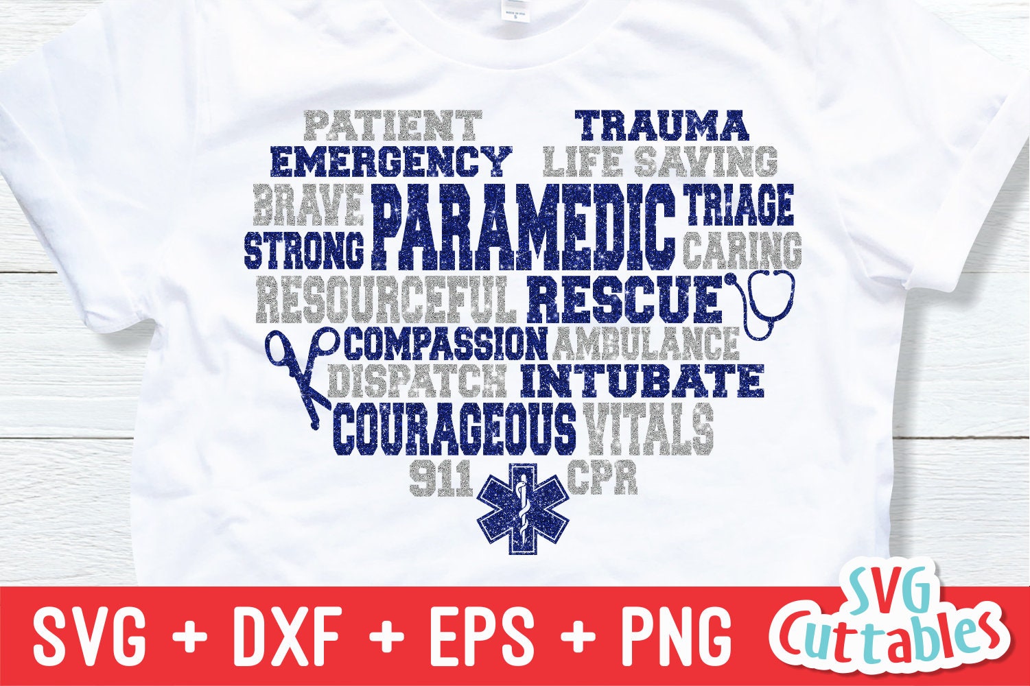 Paramedic Bundle Svg EMT Bundle Svg Eps Dxf Png - Etsy