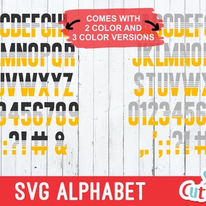 Go Team Svg Alphabet Multi Color Sport Svg Eps Dxf | Etsy