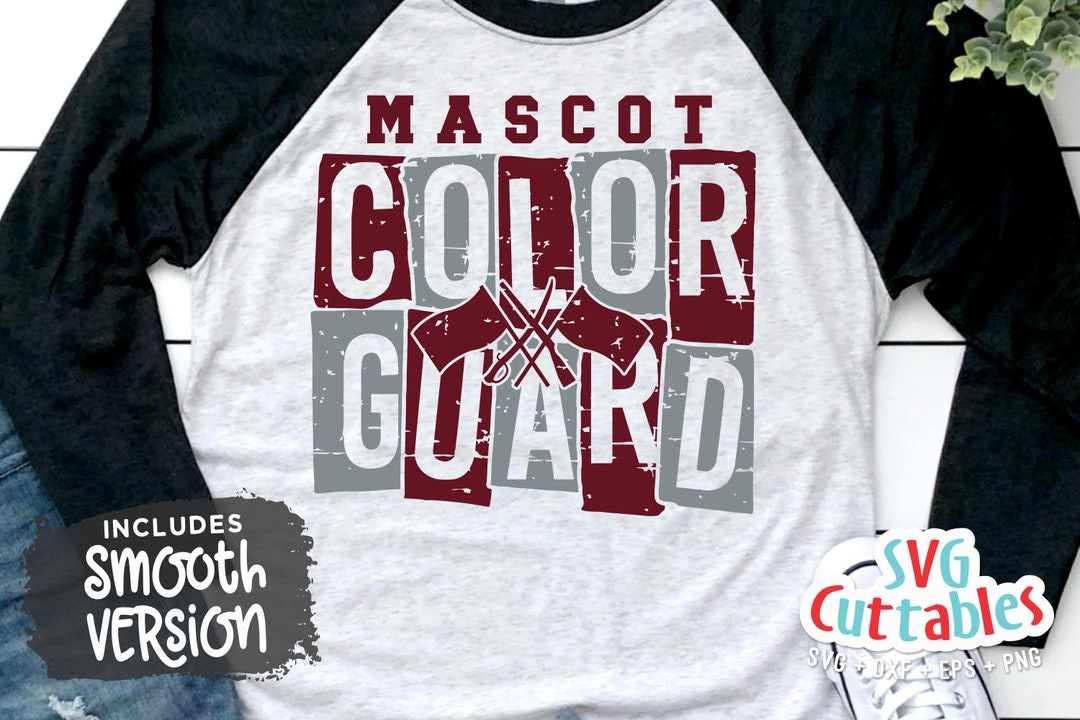 Color Guard Svg - Color Guard Template 0020 - Svg - Dxf - Eps - Png ...