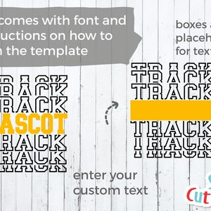 Track Svg - Track and Field Template 0013 - Track Cut File - Svg - Eps ...
