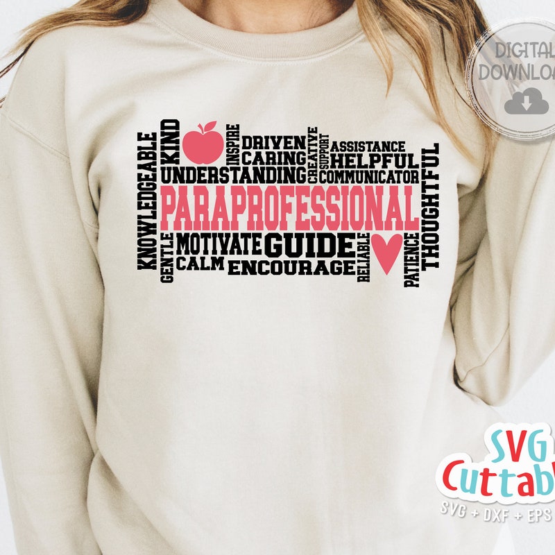 Paraprofessional Svg - Etsy