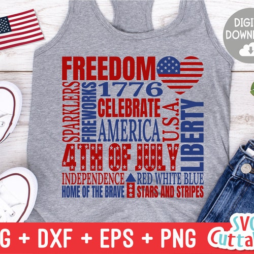 4th of July Subway Art Sign Svg July Fourth USA America - Etsy