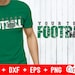 Football Bundle 3 Svg Football Cut File Svg Eps Dxf - Etsy