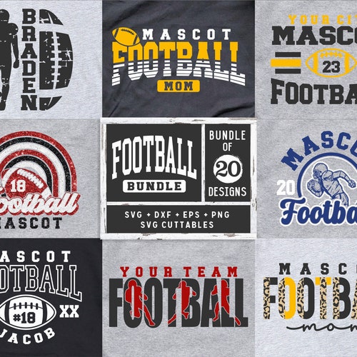 Football Cut File Football Template 0039 Svg Eps Dxf - Etsy