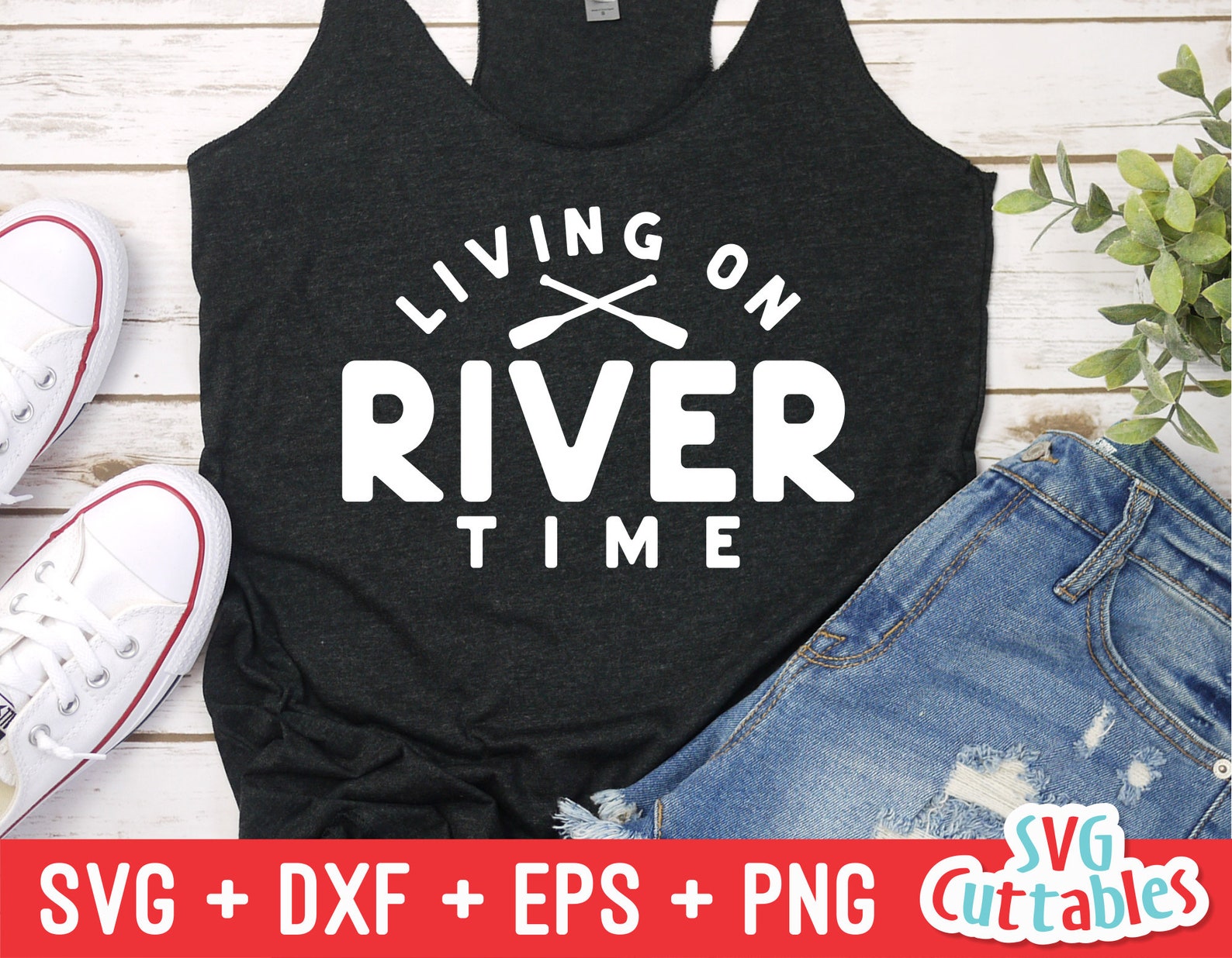 Living on River Time Svg - River Cut File - Svg - Dxf - Eps - Png ...