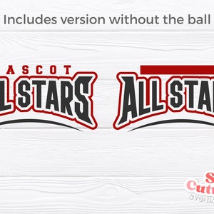 All Stars Svg - All Stars Template 0012- Svg - Eps - Dxf - Png ...