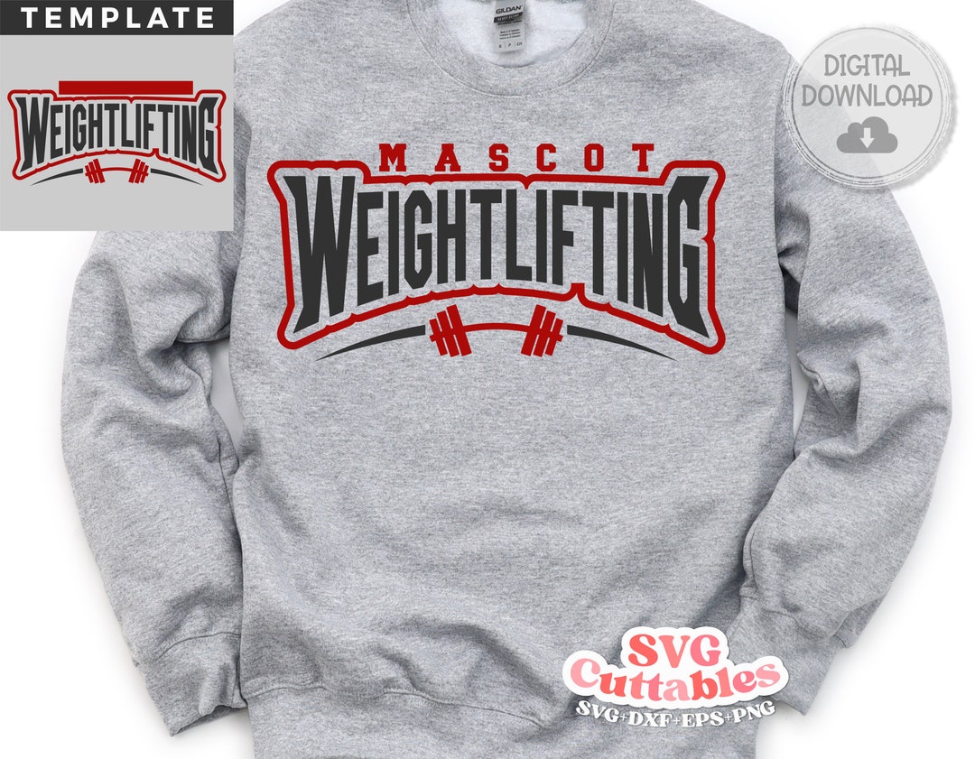 Weightlifting Svg - Weightlifting Template 003 - Svg - Eps - Dxf - Png ...