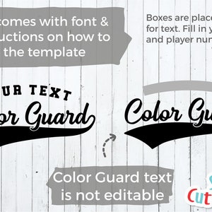 Color Guard Svg - Color Guard Template 0013 - Svg - Dxf - Eps - Png ...