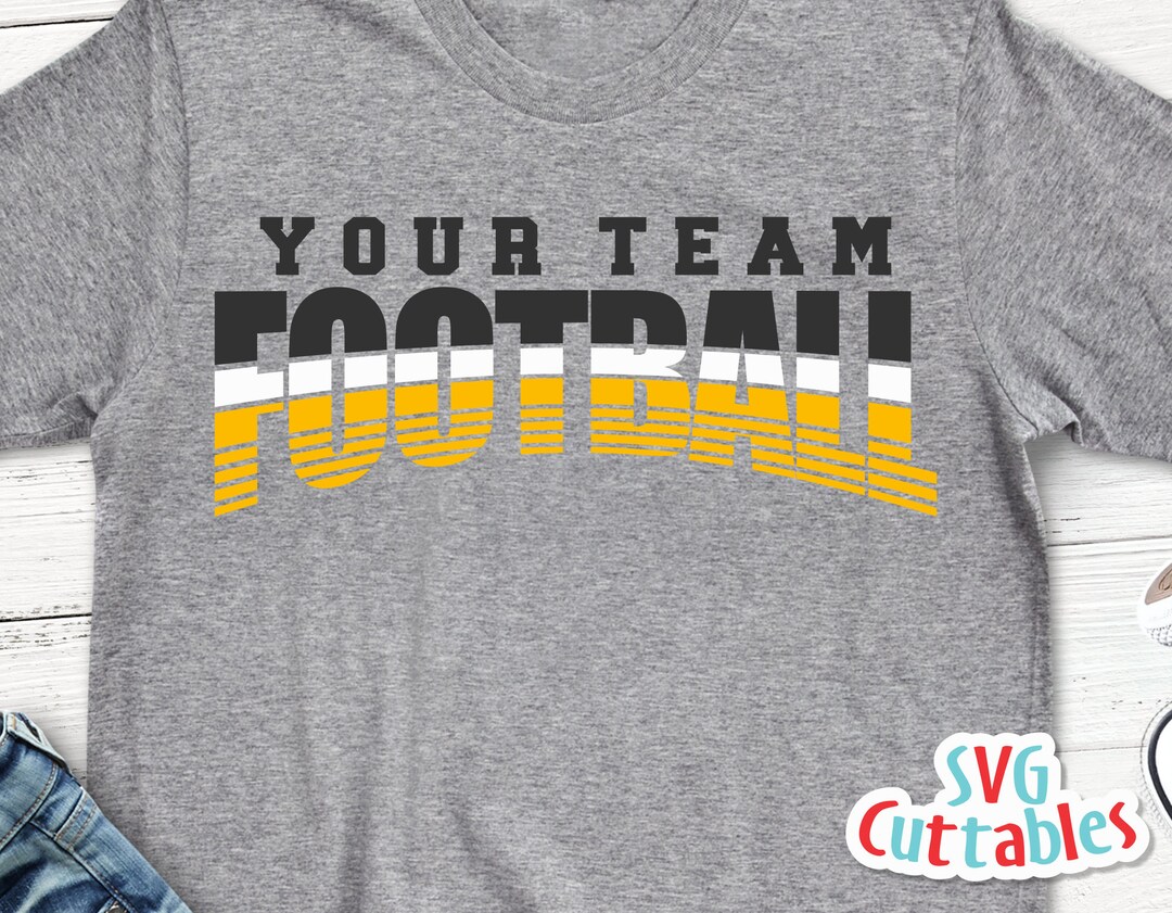 Football Cut File - Football Template 0041 - Svg - Eps - Dxf - Football ...