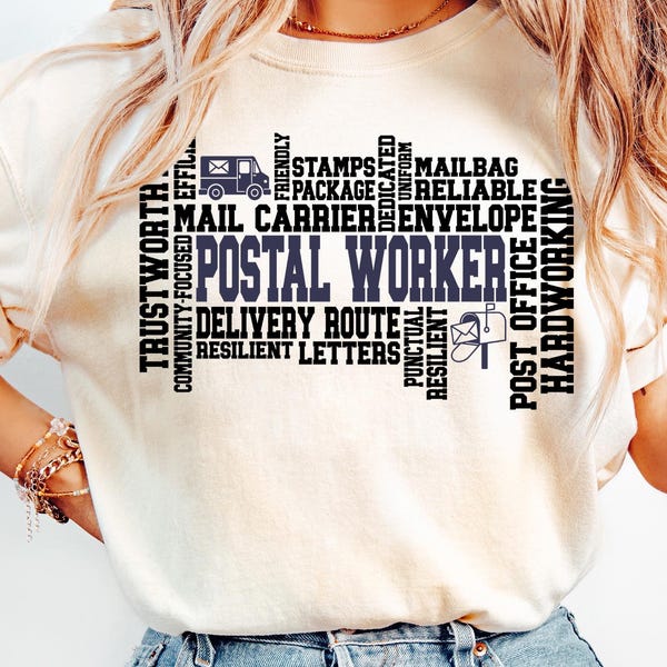 Postal Worker Svg - Etsy