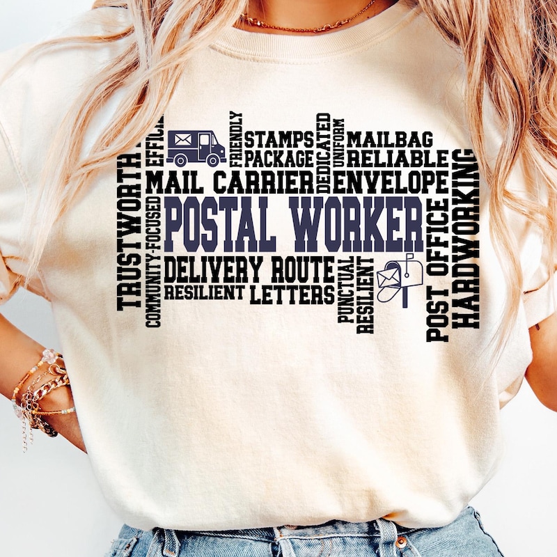 Postal Worker Svg - Etsy