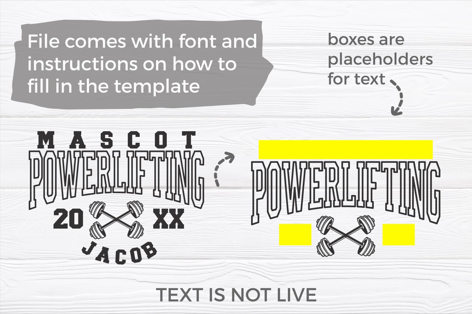 Powerlifting Svg - Powerlifting Template 006 - Svg - Dxf - Eps - Png ...