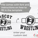 Wrestling Svg - Wrestling Template 0013 - Svg - Eps - Dxf - Png ...