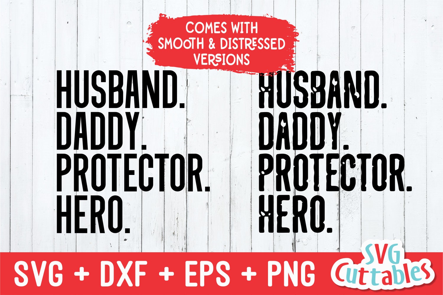 Husband Daddy Protector Hero Svg Dad Svg Father's Day - Etsy