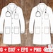Doctor Coat Svg - Doctor Svg - Dxf - Eps - Png - Cut File - Lab Coat ...