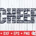 Cheer Word Art Svg - Cheerleader Cut File - Dxf - Eps - Svg - Png ...