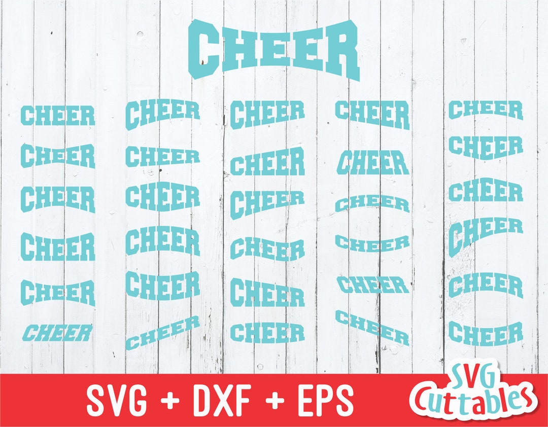 Cheer svg, cheer layouts, svg, eps, dxf, cheer cut file, cheerleader ...