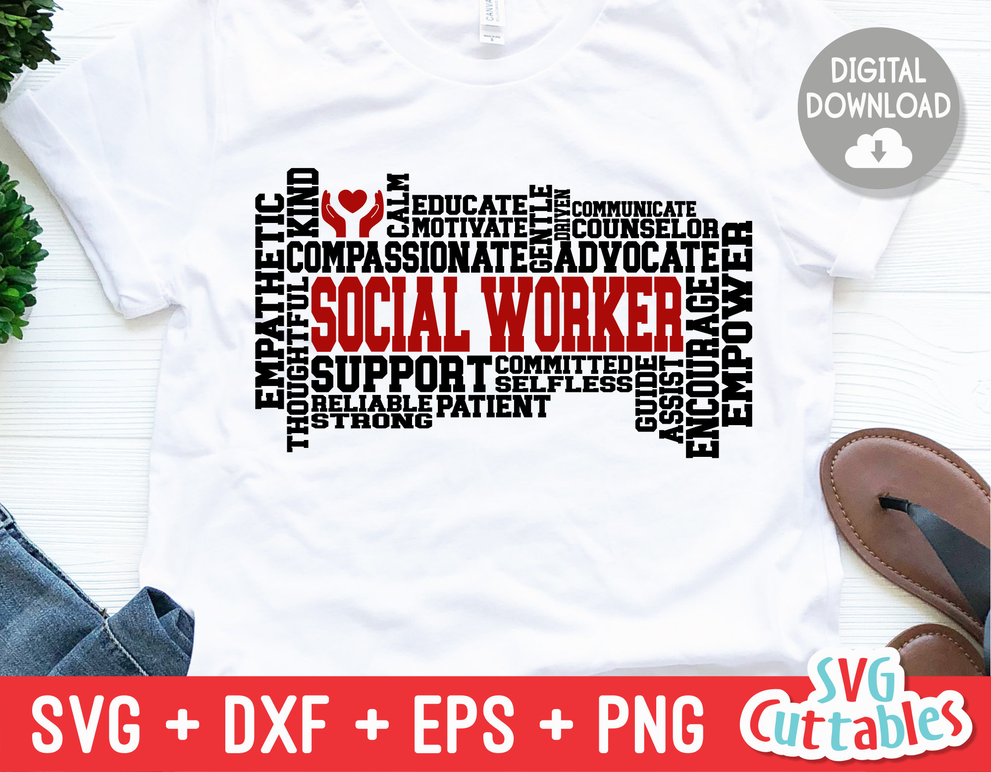 Social Worker Svg - Social Worker Word Art - Svg - Dxf - Eps - Png ...