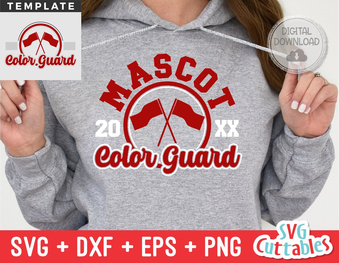 Color Guard Svg - Color Guard Template 008 - Svg - Dxf - Eps - Png ...