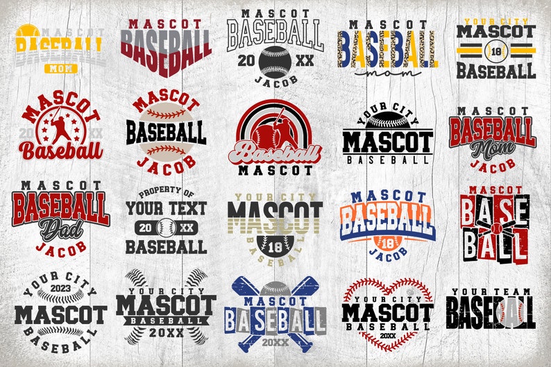 Baseball Svg Bundle - Baseball Template Bundle 3 - Svg - Eps - Dxf ...