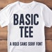 JP Basic Tee Font - Otf - Bold Font - Sans Serif Font - Athletic Font ...