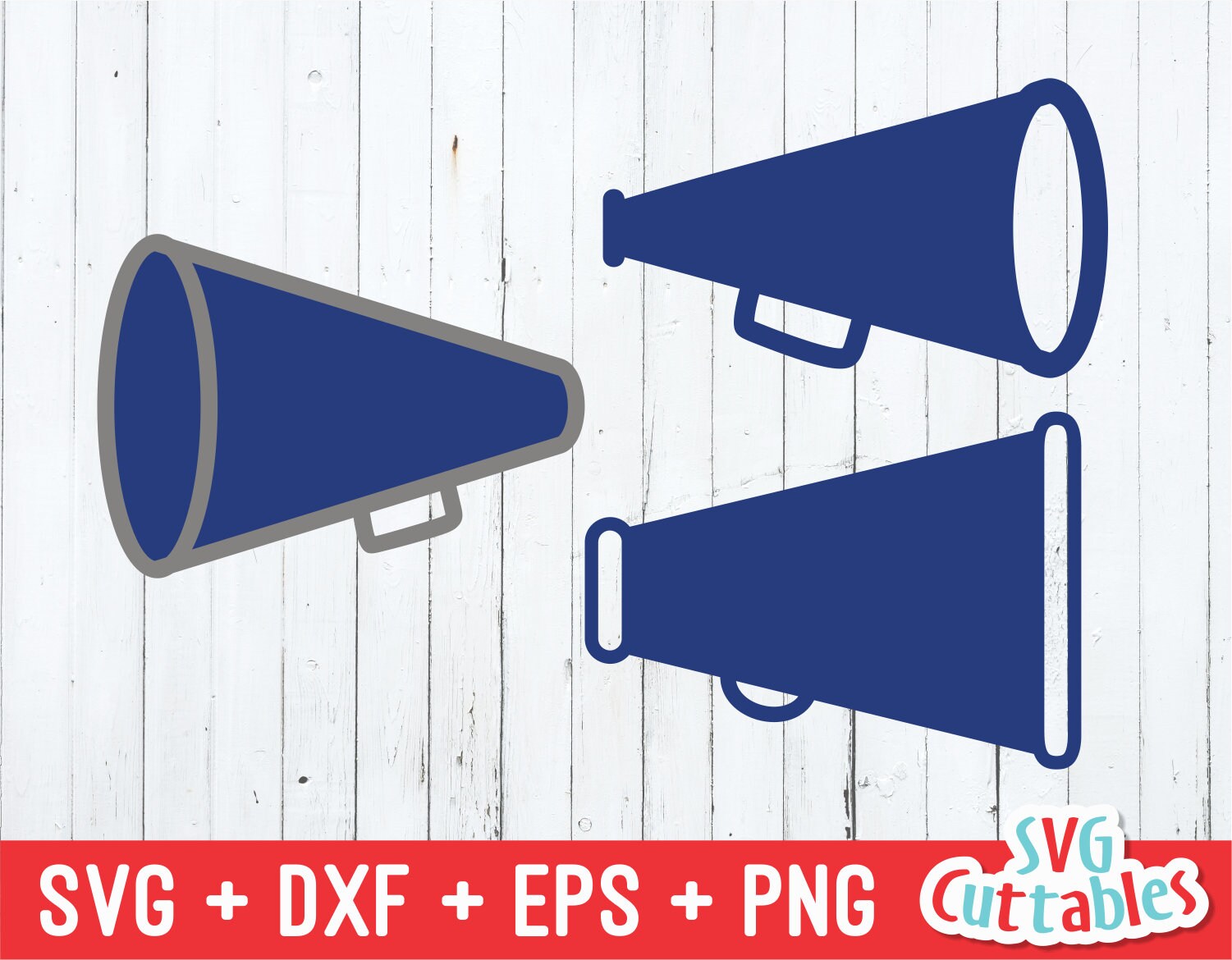 Cheer Cone Svg Cheer Megaphone Svg Eps Dxf Cheerleader - Etsy Finland