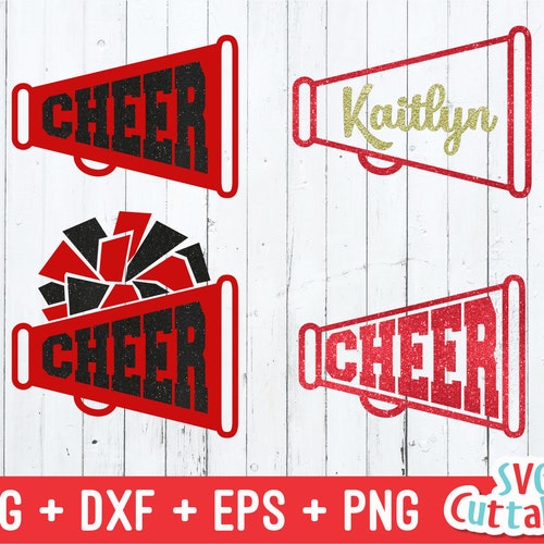 Cheer Word Art Svg Cheerleader Cut File Dxf Eps Svg - Etsy