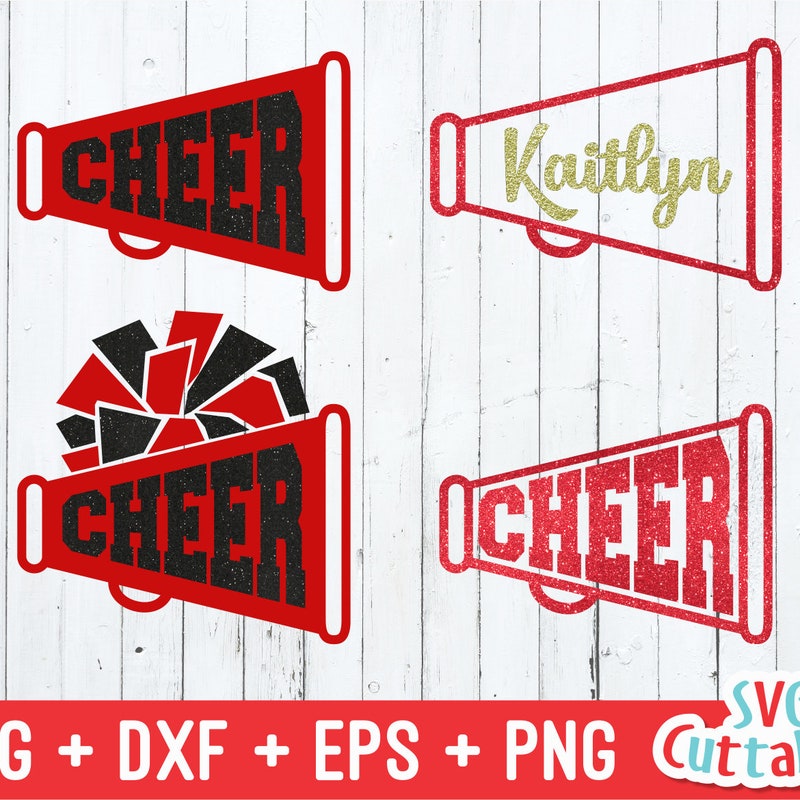 Cheer Megaphone Svg - Etsy