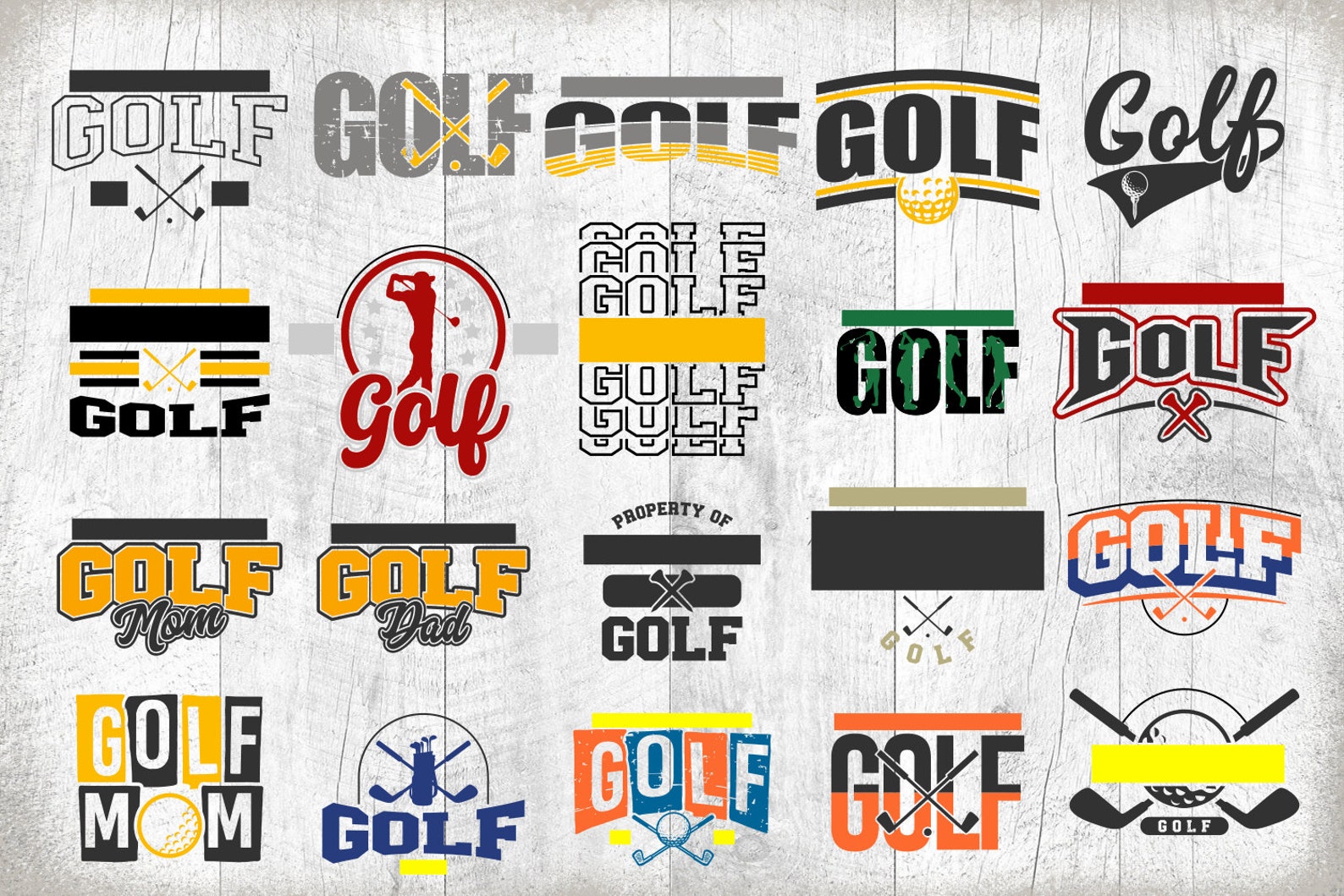 Golf Svg Bundle - Golf Team - Golf Template Bundle 1 - Svg - Eps - Dxf ...