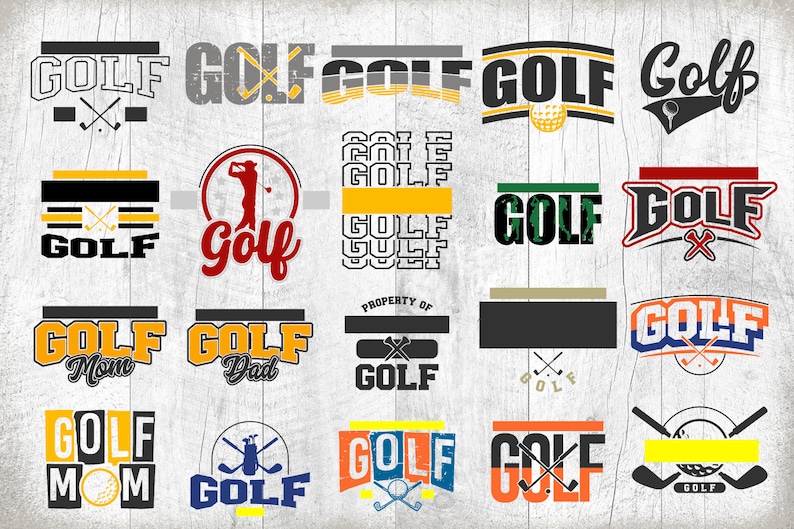 Golf Svg Bundle - Golf Team - Golf Template Bundle 1 - Svg - Eps - Dxf ...