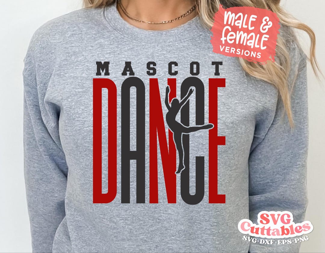 Dance Svg Cut File - Dance Team - Dance Template 0050 - Svg - Eps - Dxf ...
