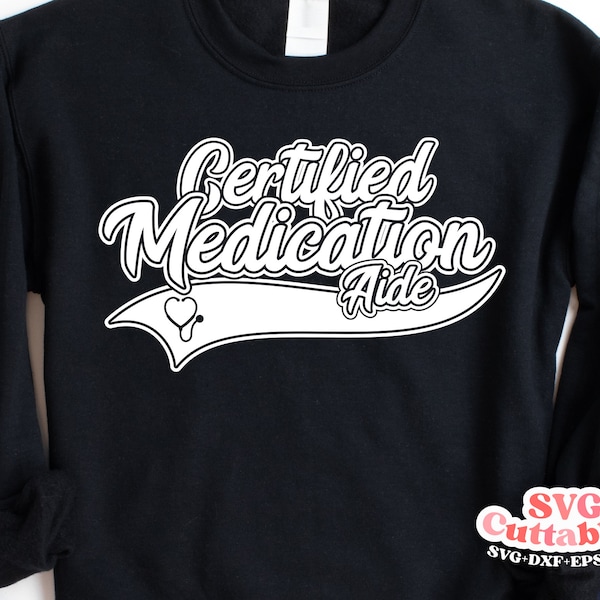 Medication Aide Svg - Etsy