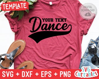Dance Svg Cut File Dance Team Svg Png Silhouette Cricut Digital ...
