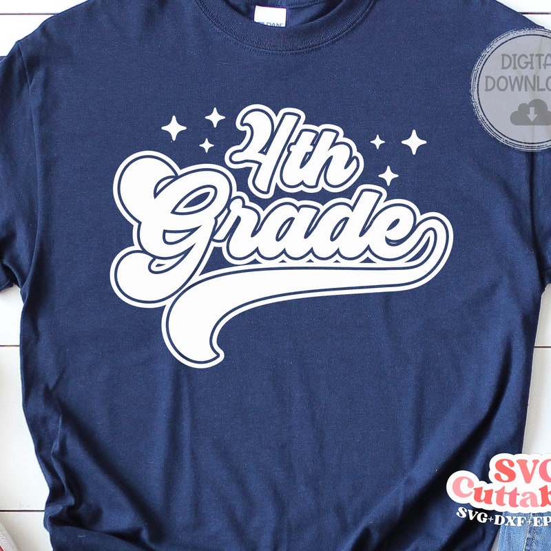 Fourth Grade Svg - Etsy
