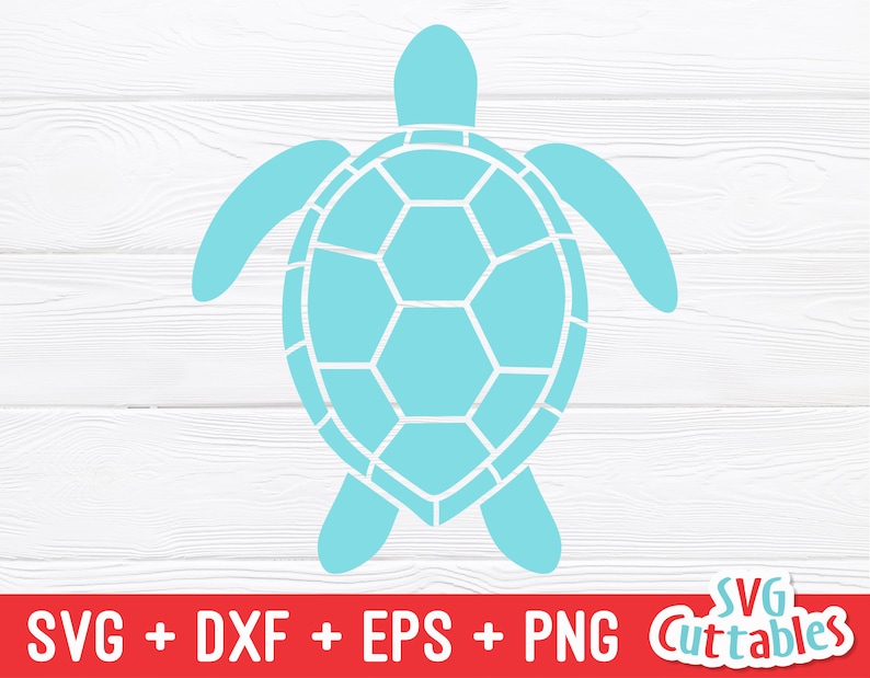Sea Turtle Svg - Turtle Cut File - Svg - Dxf - Eps - Png - Silhouette ...