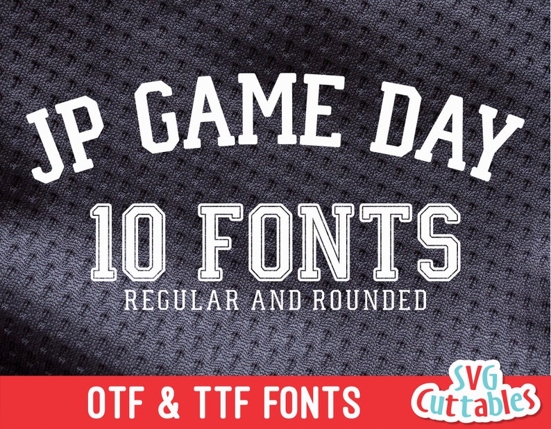 JP Game Day Font Athletic Font Sporty Font Otf Open - Etsy