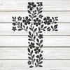 Cross Flower Svg, Cross Svg, Christianity Svg, Flower Svg, Floral Cross ...