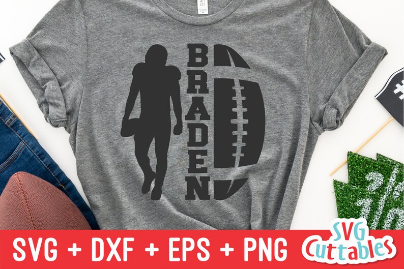 Football SVG - Football Template 0046 - Svg - Eps - Dxf - Football ...
