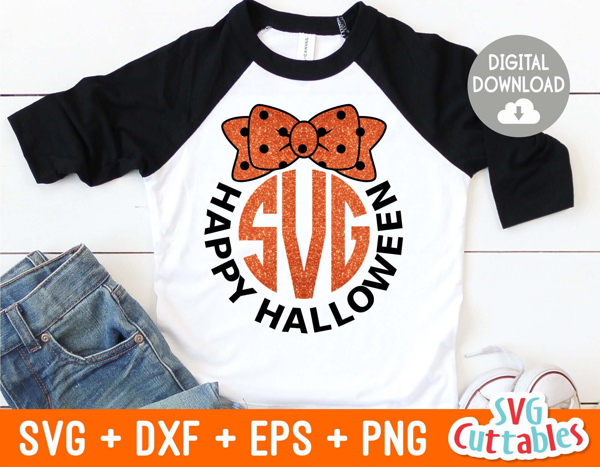 Halloween Monogram Frame Svg Halloween Svg Dxf Eps Png - Etsy
