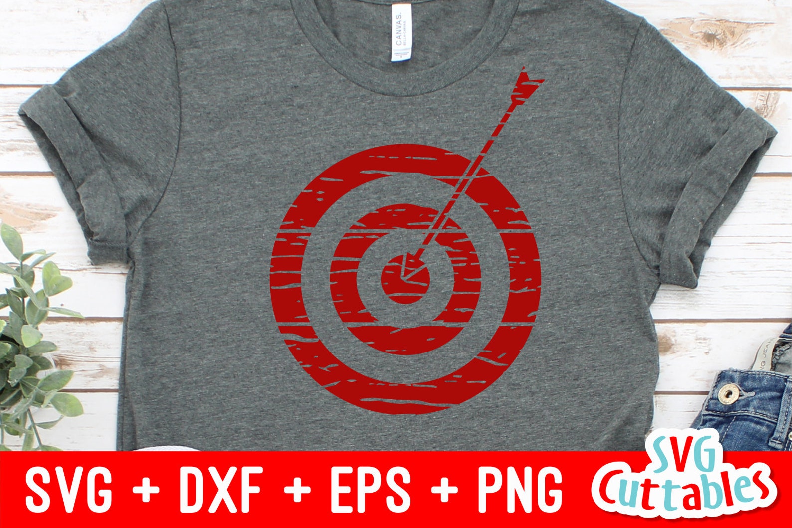 Distressed Archery Target Svg Archery Svg Dxf Eps | Etsy