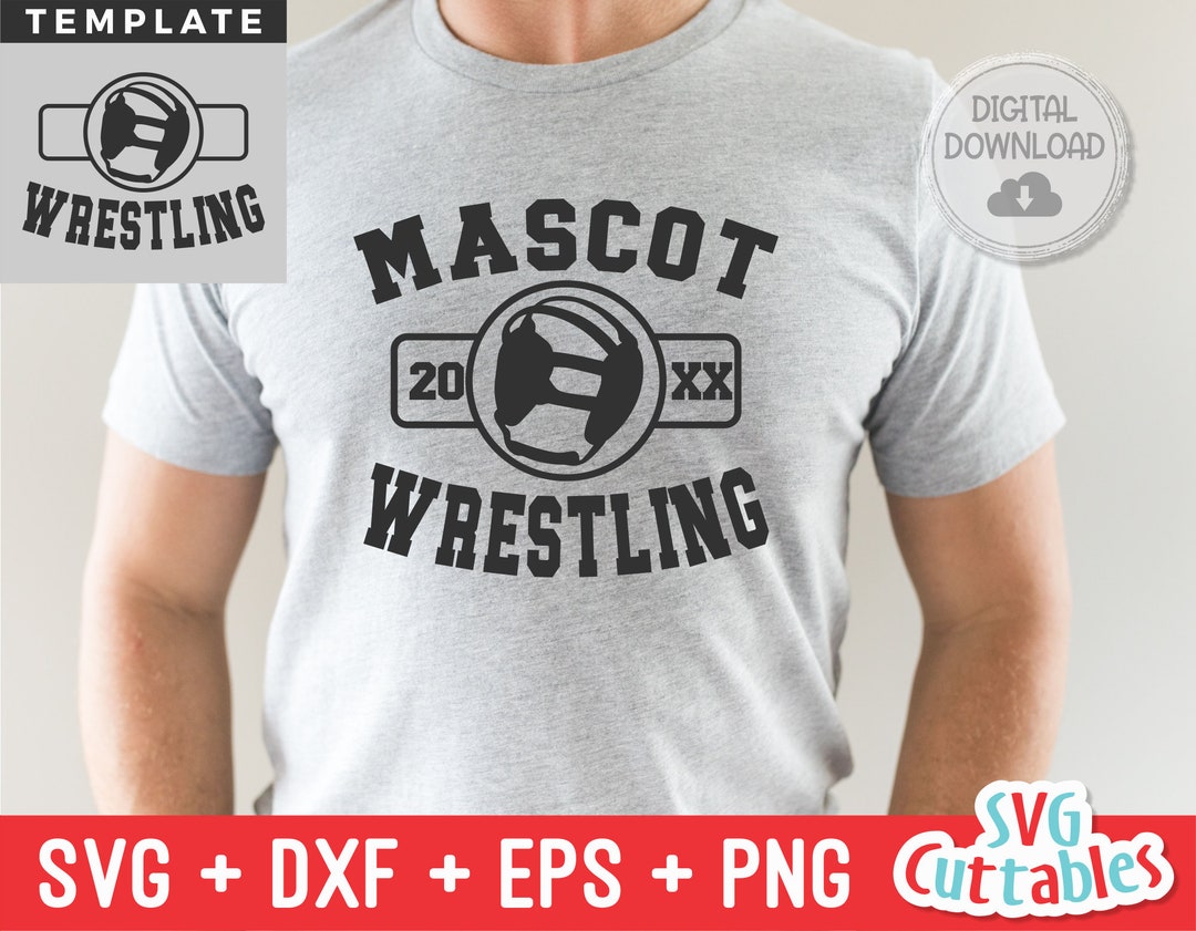 Wrestling Svg - Wrestling Template 0013 - Svg - Eps - Dxf - Png ...