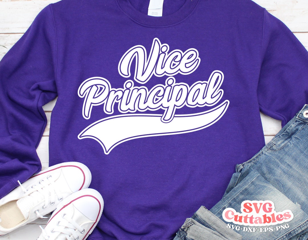 Vice Principal Svg - Teacher Cut File - Occupation - Swoosh - Svg - Dxf ...