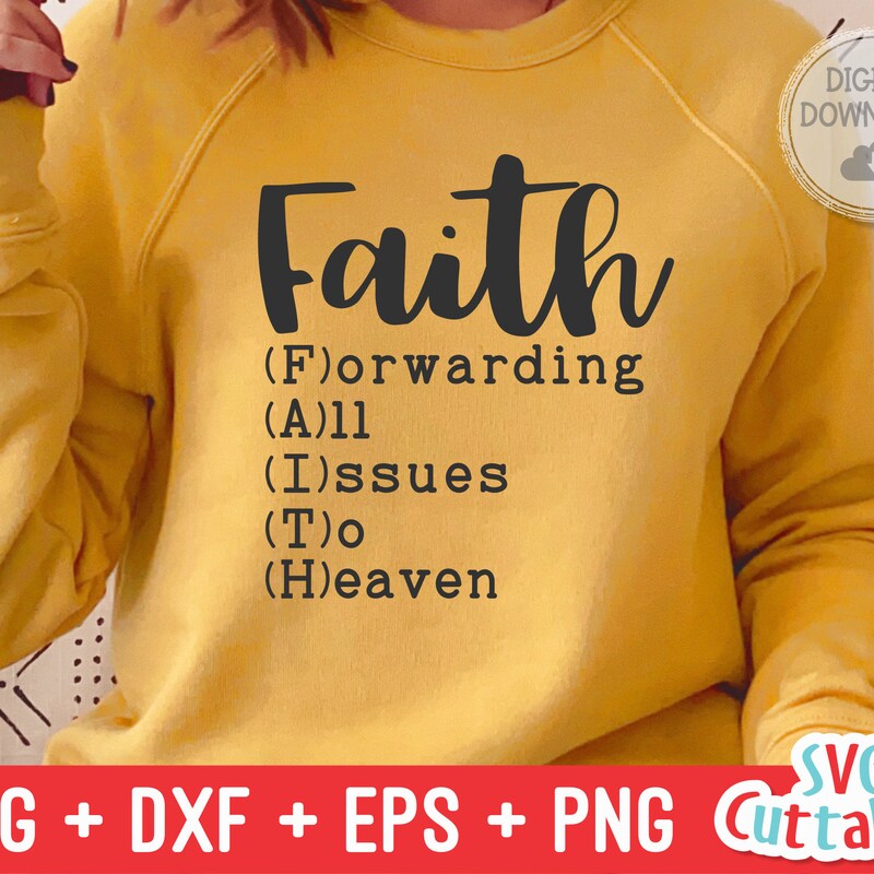 Faith Svg - Etsy