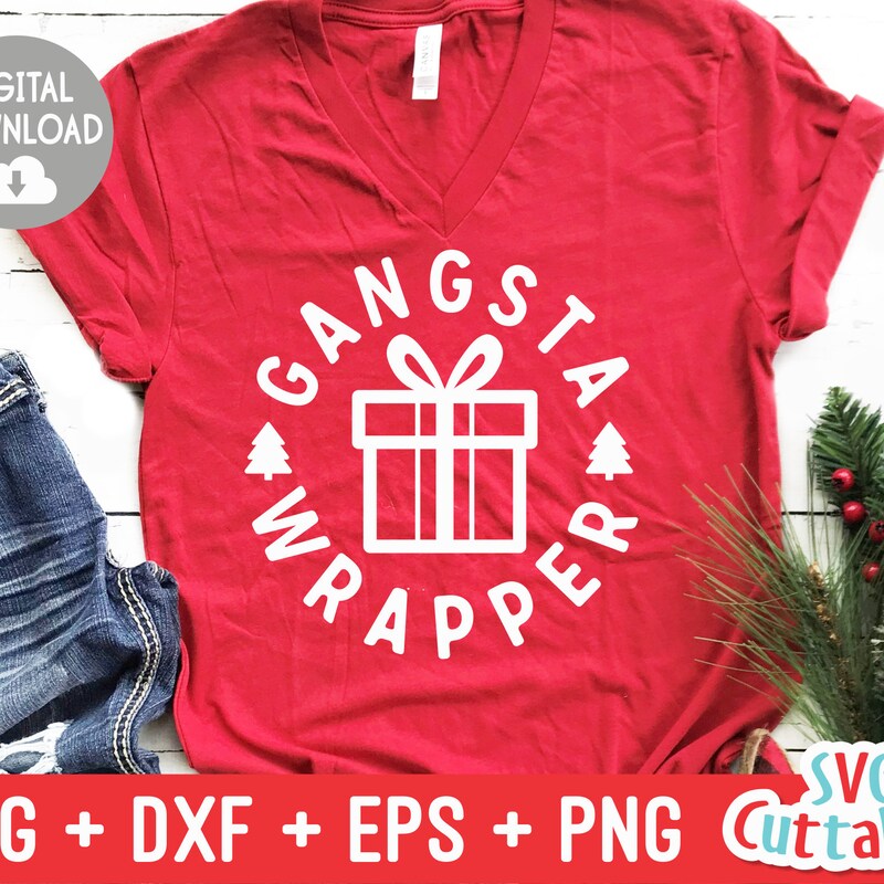 Christmas Gangsta Wrapper - Etsy