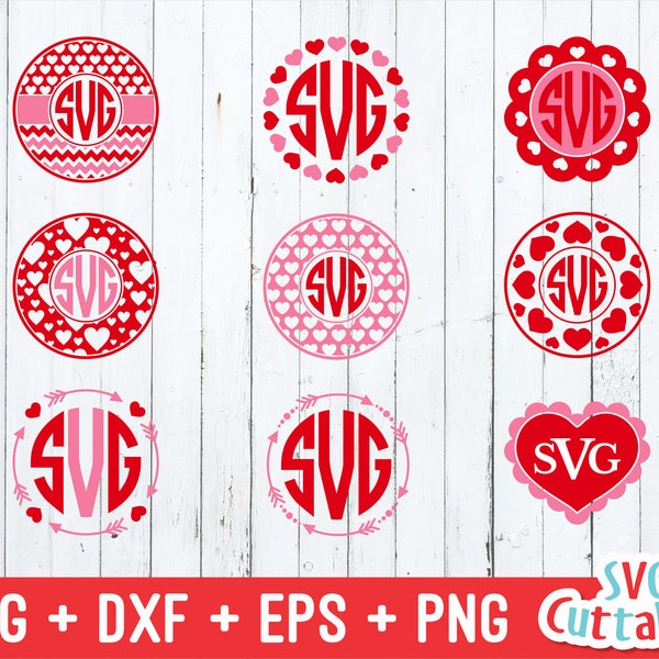 Svg Monogram Frame - Etsy