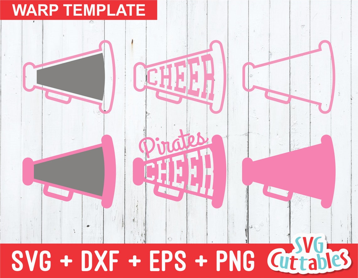 Cheer cone svg Cheer svg eps dxf files cheerleader svg | Etsy