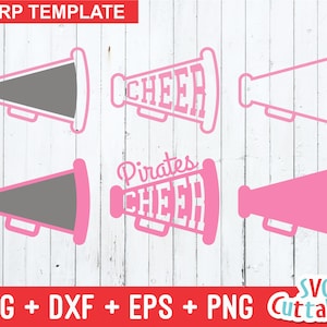 Cheer Cone Svg, Cheer Svg, Eps, Dxf Files, Cheerleader Svg, Pom Pom ...